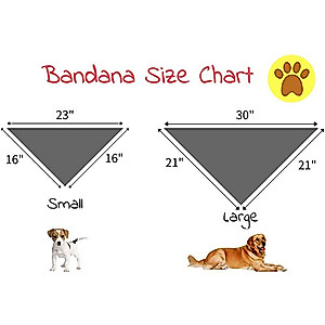 Elegant little tail Dog Bandanas - 1Pack Brithday Gift Washable Female Dog Scarf Square Dog Bib Kerchief Scarf Adjustable pet Bandana for Medium Large Girl Dogs