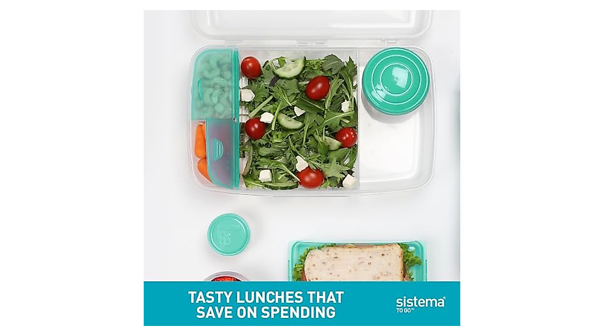 Sistema To Go Bento Box - 7.4 Cup Food Storage