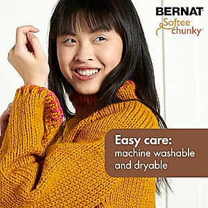 Bernat Softee Chunky School Yard Yarn - 3 Pack of 80g/2.8oz - Acrylic - 6 Super Bulky - 77 Yards - Knitting, Crocheting & Crafts