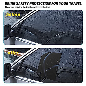 GSZTTKX 14PCS Car Rearview Mirror Film Waterproof Rainproof High-definition Transparent Nano-coated Protective Sticker,suitable for Rearview Mirrors Car Windows Car Trucks SUVs Safe Driving