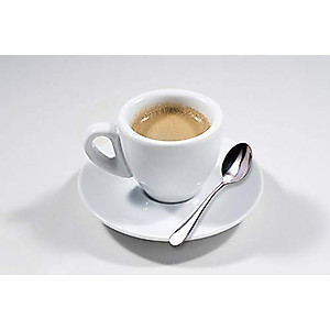 Mini Skater 6 Pcs Stainless Steel Spoons 5.5 Inch Small Mirror Polishing Tea Dessert Coffee Soup Dinner Spoon for Toddlers Students