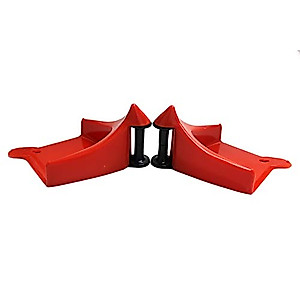 Maxshine 2pcs Ezy Wheel Hose Rollers Classic, Car Wash Detailing Tool Car Wash Inserts Preventing Any Unnecessary Friction, Red