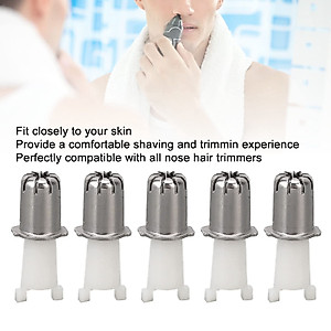 Kadimendium Electric Nose Hair Trimmer Head, Nose Hair Clipper Blade Head Universal for Replacement