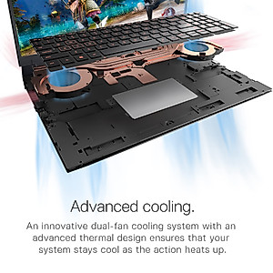 Dell G15 5520 Gaming Laptop - 15.6-inch FHD 120Hz Display, Core i5-12500H, 8GB DDR5 RAM, 512GB SSD, NVIDIA RTX 3050 4GB GDDR6, Intel Wi-Fi 6, Windows 11 Home - Dark Shadow Grey