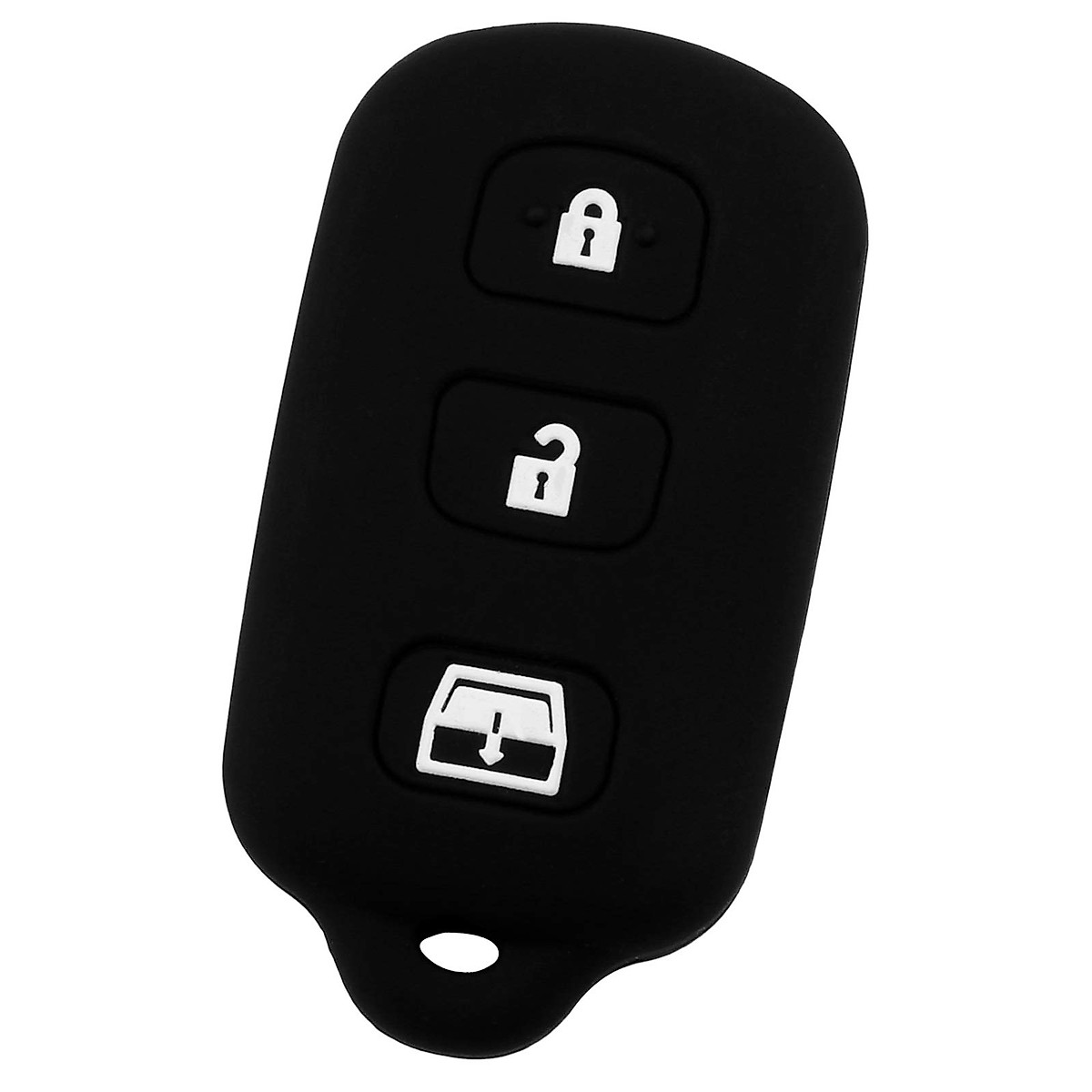 KeyGuardz Keyless Remote Car Key Fob Outer Shell Cover Soft Rubber for Toyota 4Runner Sequoia HYQ12BBX HYQ12BAN HYQ1512Y