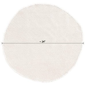 Traditional Sticky Rice Cooking Basket Handcrafted THAI Bamboo Wing Design with 24x24 Inch Cheesecloth Wrap Included