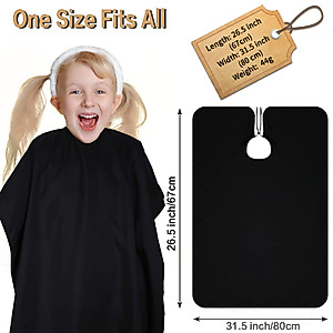 2 Pieces Kids Haircut Barber Cover Hair Salon Cape Waterproof Hair Cutting Cape 47.3 x 31.5 Inch (Classic Pattern)