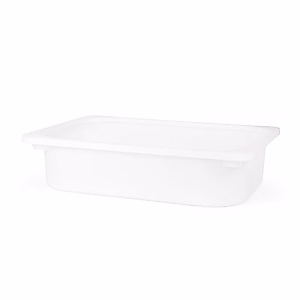 Ikea 800.892.39 TROFAST Storage Box, White; 16.5" x 11.75" x 4 ", Stackable, Compatible with Trofast Frames and Lids, Made of Polypropelene