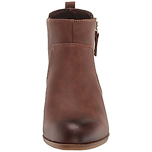 Dr. Scholl's Shoes Women's Lawless Ankle Booties Boot, Copper Brown Synthetic, 9