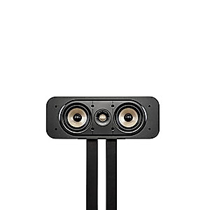 Polk Signature Elite ES30 Center Channel Speaker - Hi-Res Audio Certified and Dolby Atmos & DTS:X Compatible, 1" Tweeter & Two 5.25" Woofers, Dual Power Port for Effortless Bass, Stunning Black