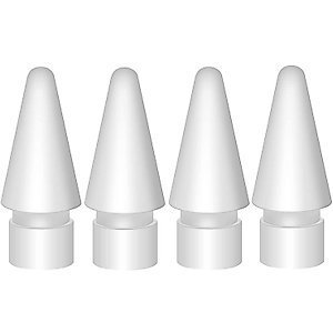 Amtake Replacement Tips/Nib for Apple Pencil 2nd/ 1st Generation,Apple Pencil Pen Tip Compatible for iPad Mini iPad Pro (4 Pack