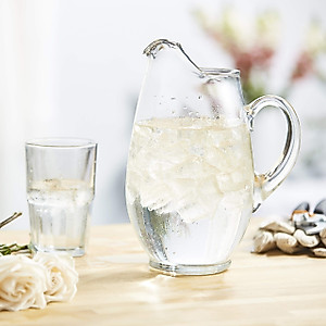 Libbey Mario Glass Pitcher, 90-ounce