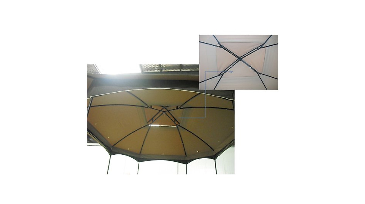Garden Winds Sienna Octagon Gazebo Canopy Replacement - UV & Water ...