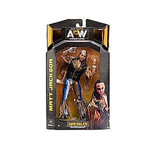 All Elite Wrestling AEW Unrivaled Collection Matt Jackson - 6.5-Inch Action Figure - Series 3, Multicolor (AEW0022)
