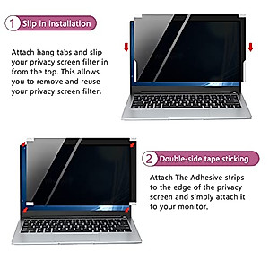 laptop privacy screen 17 inch, Anti Blue Light Anti Glare Screen Protector for LG Gram 17" 16:10 Widescreen Filter Protect Your Eyes Against Blue Light and Glare