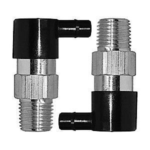 YAMATIC Heavy Duty Thermal Release Valve for Pressure Washer Pumps Replacement Fit All Axial Cam Pumps, 1/4 Inch NPT, Aluminum, 2-Pack