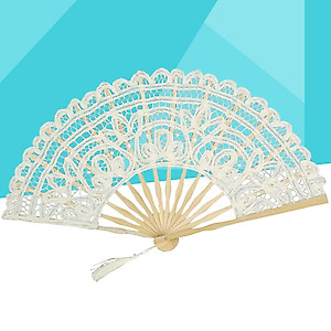 Hand Fans for Women Cotton Fan Dancing Fans Lace Fan Bamboo Fan Folding Fan