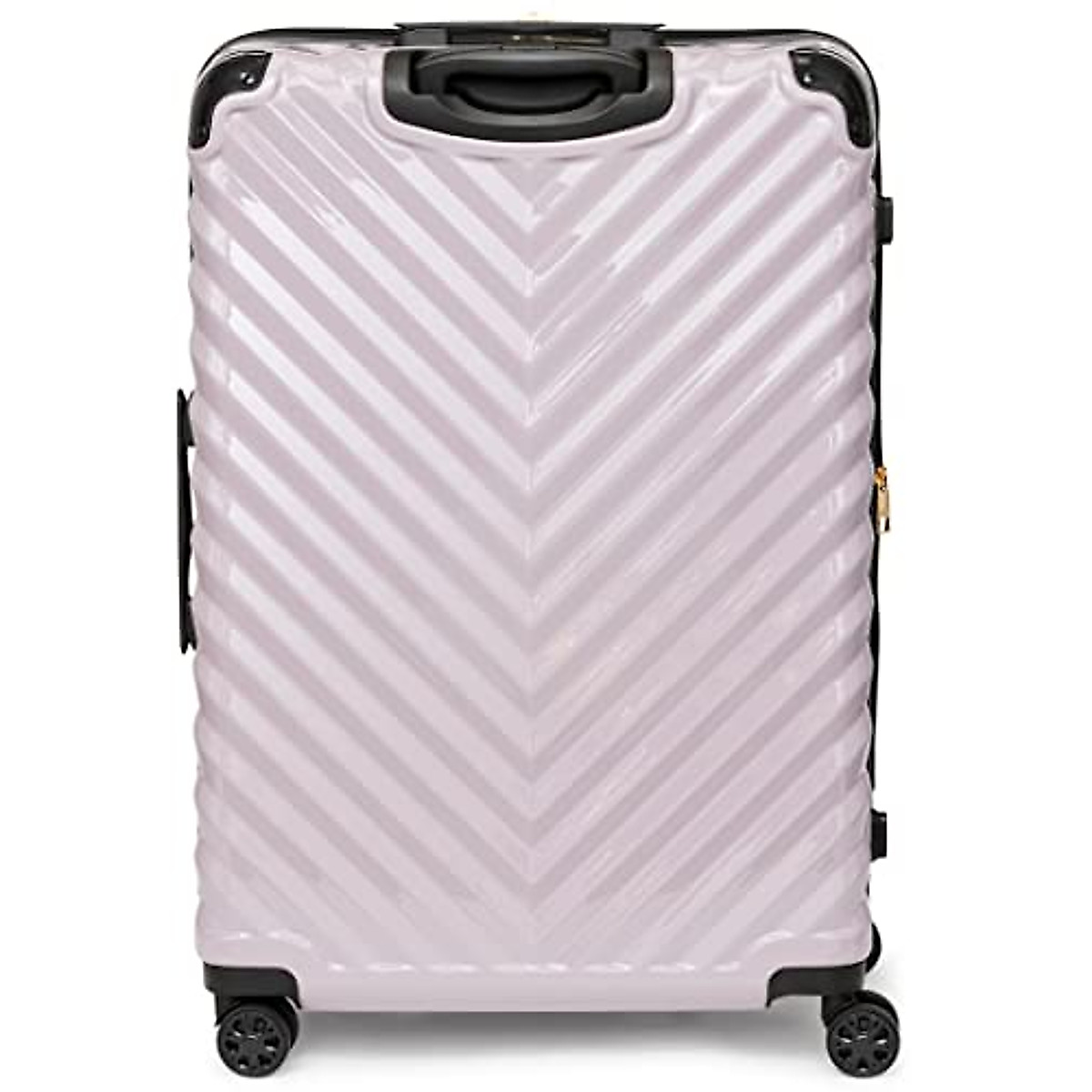 Karl Lagerfeld Paris Women's Suitcase Spinner Wheels Hardside, Lilac, One Size