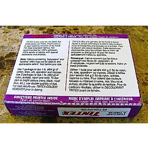 Lot of 1 Tintex Brand Purple Fabric Dye 2