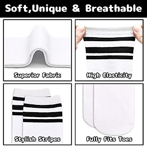 Olreco Kids Soccer Socks Girls Soccer Socks Kids Knee High Socks for Baby Girls Toddler Soccer Socks Boys Baby Knee High Socks