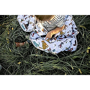 Little Unicorn – Woof Cotton Muslin Quilt Blanket | 100% Cotton | Super Soft | Babies and Toddlers | Large 47” x 47” | Machine Washable…