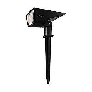 Luma Solar Outdoor Lights 2 Pack | Weatherproof Landscape Lighting with 22 LED Outdoor Lights for Patio, Yard | Garden & Wall Mount | 3 Modes Cool, Warm, Both + Rechargeable All-Night Battery