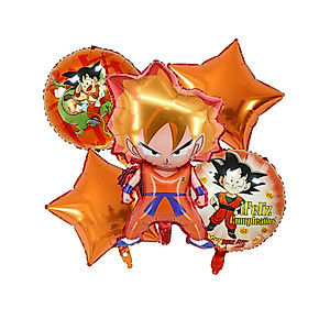 10Pcs Double Sided Different Pattern Balloons,Aluminum Film Material Party Decoration Balloons,Anime Theme Party Supplies,Kawaii Birthday Party Ballons