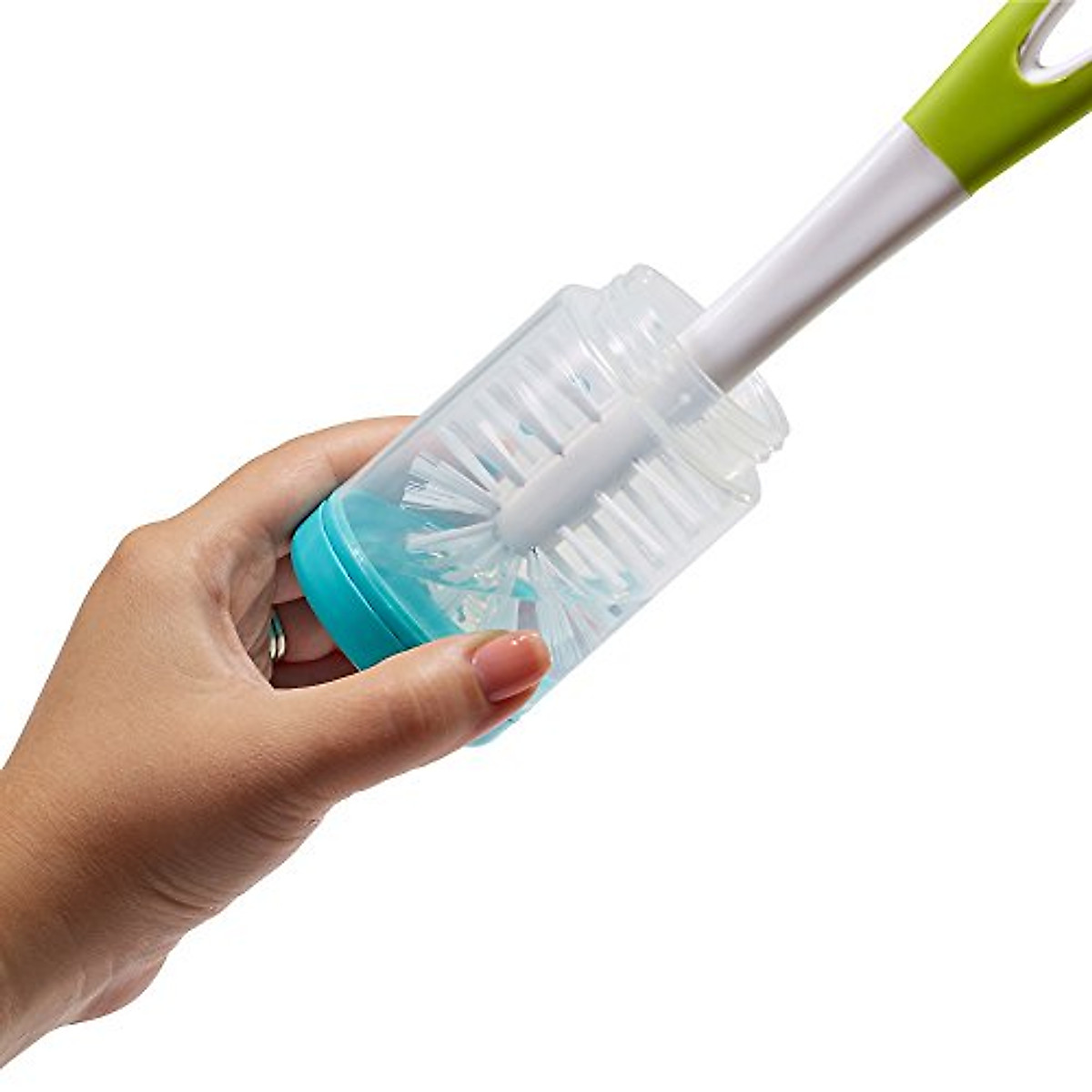 Boon Travel Silicone Drying Rack, Green & White, Multi, B11015A