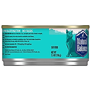 Natural Balance Original Ultra Grain Free Chicken Cat Food Wet Canned Food for Cats 5.5-oz. Can (Pack of 24)