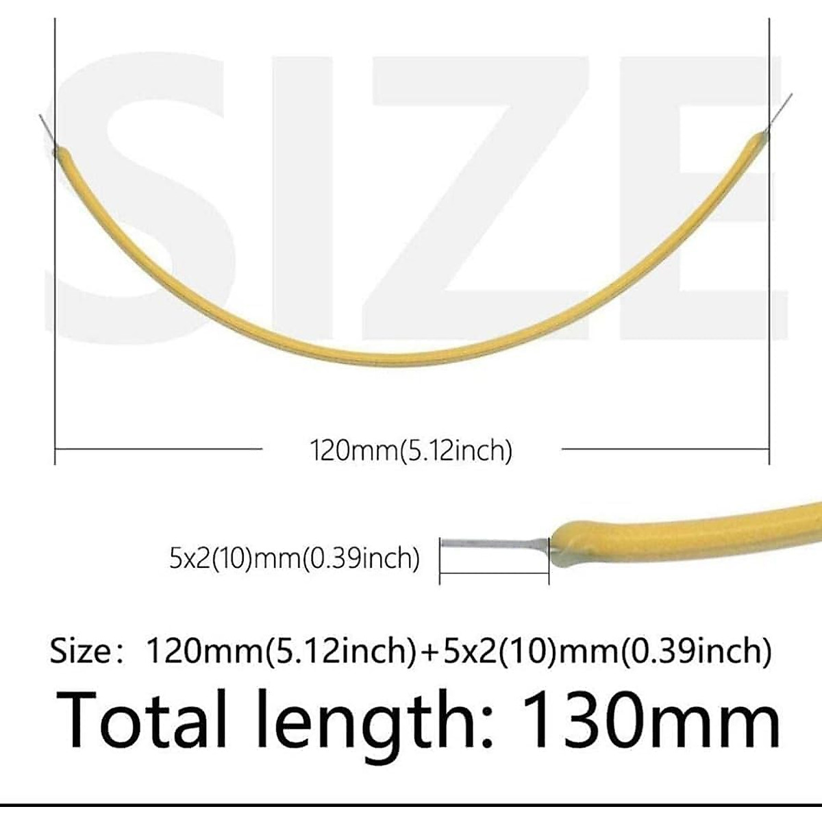 Zenarao Red 130mm Edison Bulb 3v Cob LED Filament Flexible Lamp Parts, Warm Light Edison Bulb Light Accessories, Flexible Filament, LED Bulbs Accessories