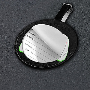 Luggage Tag Gamer Controller Video Games, Pu Leather Bag Travel Suitcases Id Identifier Baggage Label for Women Men Boys Girls