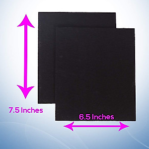 CAPTAIN'S COMPASS AfterMarket Idylis B Carbon Pre-Filter 4-Pack, Fits Idylis Air Purifiers IAP-10-125, IAP-10-150, Model # IAF-H-100B, IAFH100B