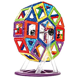 Magformers 63074 Creator Carnival Set (46-Pieces) Deluxe Building Set. Magnetic Building Blocks, Educational Magnetic Tiles, Magnetic Building STEM Toy Set