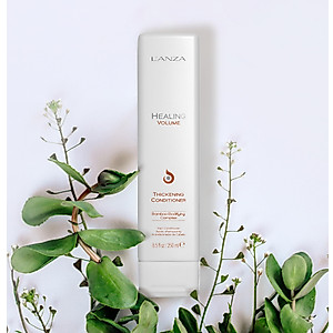 L'ANZA Healing Volume Thickening Conditioner, Boosts Shine, Volume, and Thickness of Fine Flat Hair, Hair Thickening Conditioner Rich With Bamboo and Keratin, Luxury Hair Care