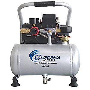 California Air Tools CAT-1P1060S Light & Quiet Portable Air Compressor, Silver