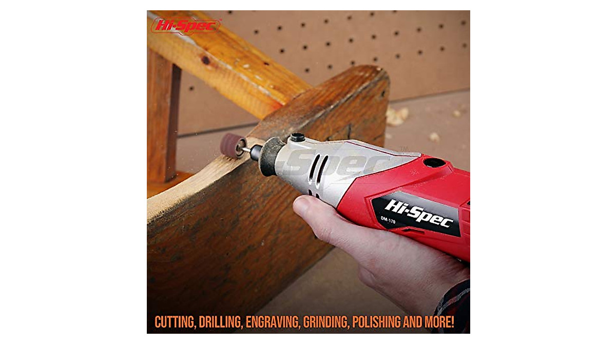Hi-Spec 160W Rotary Tool Kit with 121 Pieces