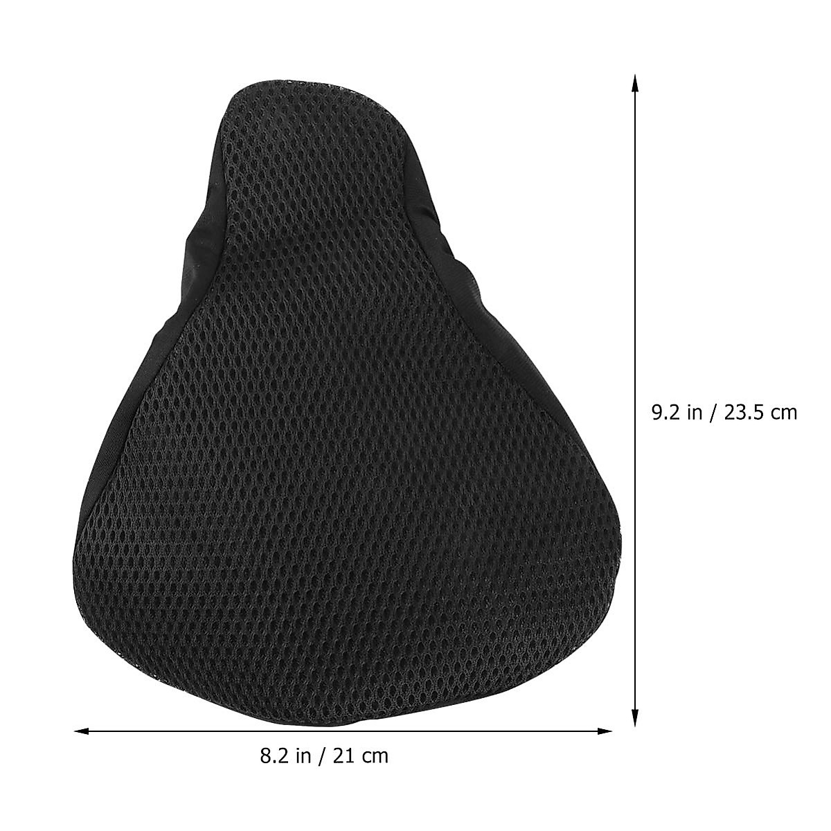 BESPORTBLE Exercise Bike Exercise Bike 3d Mesh Saddle Cover Bike Cover Comfortable Soft Sun Saddle Cushion Protector for Road Bikes Mountain Bike Cycling Black Saddle Pad Exercise Bikes Exercise Bikes