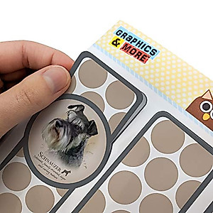 Schnauzer Dog Breed Set of 3 Glossy Laminated Bookmarks