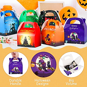 SPERPAND 36Pcs Halloween Treat Boxes, Small Gift Boxes - Cardboard Cookie Candy Boxes for Halloween Party Favors(3.6"x6"x7")