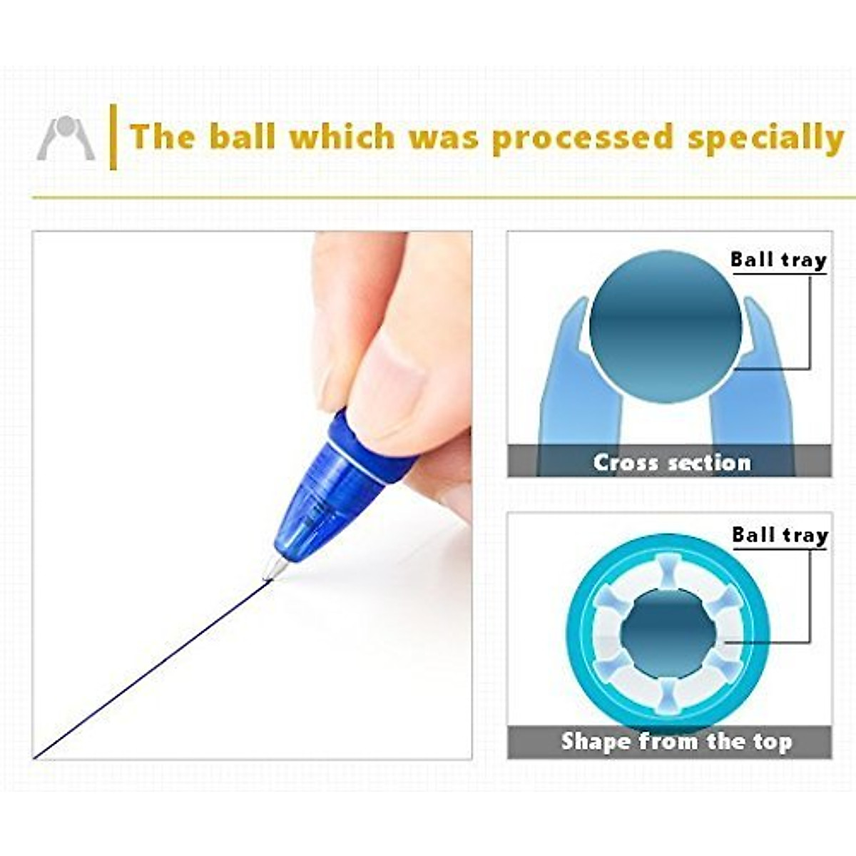 Pilot Acroball M Retractable Advanced Ink Ball Point Pens, Extra Fine Point 0.5mm, Black Ink, 4-Pack, Sticky Notes Value Set