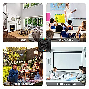 ErinalBar Hidden Camera Mini Spy Camera Wireless 1080P HD Portable Small Camera with Motion Detection Nanny Cam for Home Indoor Outdoor Security Cop Body Cam