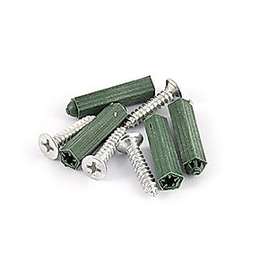 uxcell Bedroom Washroom Wall Mounted 5 Hooks Towel Hat Coat Hanger Rack 2PCS