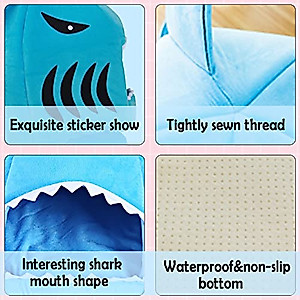 Hamiledyi Guinea Pig Bed,Large Guinea Pig Hideout Washable Winter Warm Sleeping House Shark Nest for Dwarf Rabbit Bunny Chinchilla Guinea Pig Ferret Rat