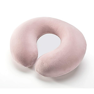 Aurelius Baby Travel Pillow,Infant Head and Neck Support Pillow for Car Seat,Stroller (Pink)