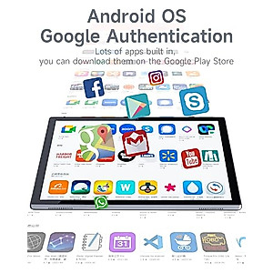 ZZB Android Tablet 10 Inch Tablets, 32GB ROM 1TB Expand，6000mah Battery, Quad-Core Processor 2GB RAM Tableta, 8MP Camera WiFi 10.1'' IPS HD Touch Screen 10 in Android Tablet.