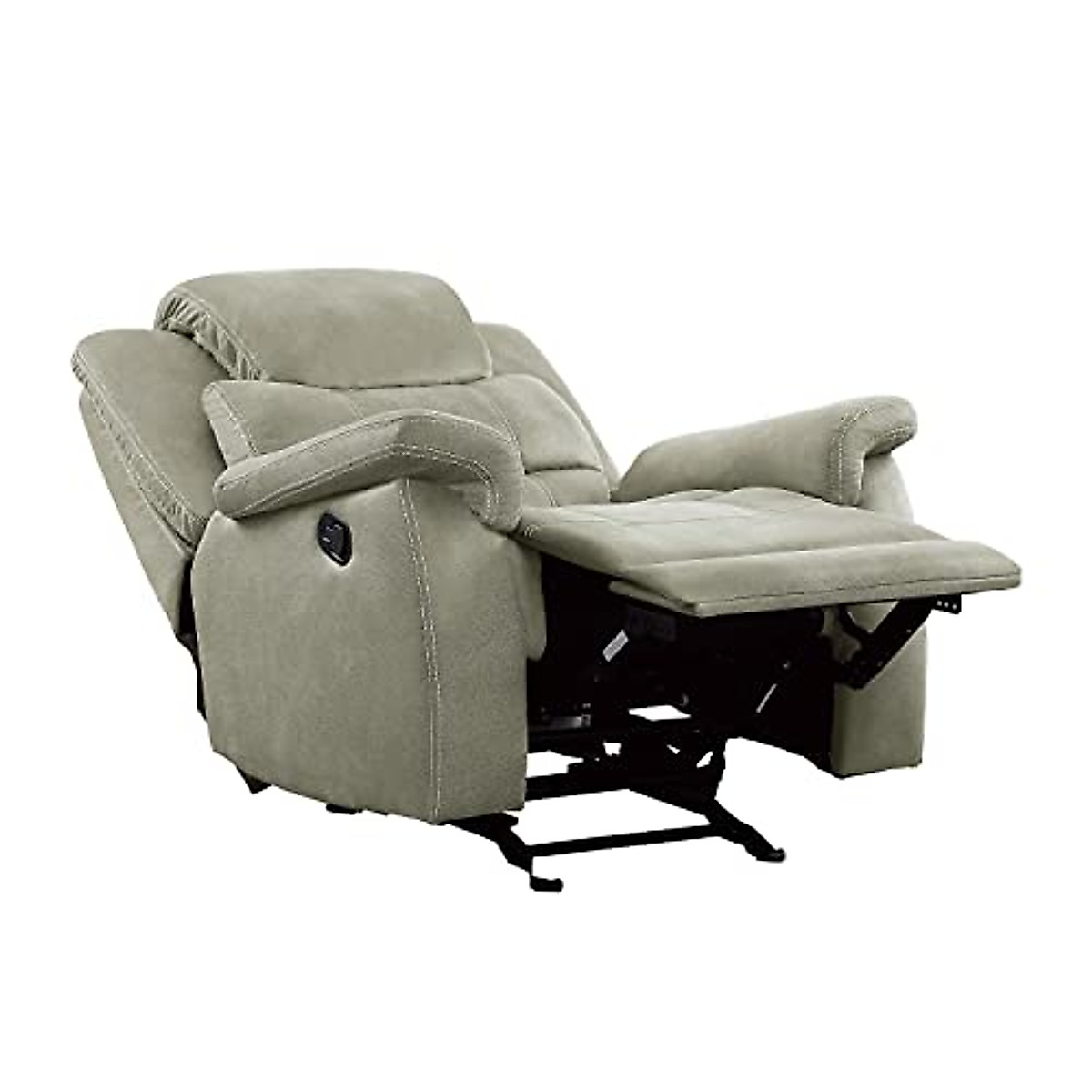 Lexicon Saffold Manual Glider Reclining Chair, Gray
