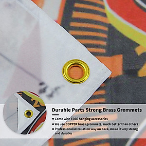 Probsin If You Ain't 1st First You're Last Flag for Talladega Nights Ricky Bobby 3x5 Ft Banner Shake N Bake Funny Poster Durable Cool Flag Man Cave Wall Decor with Brass Grommets for College Dorm Room