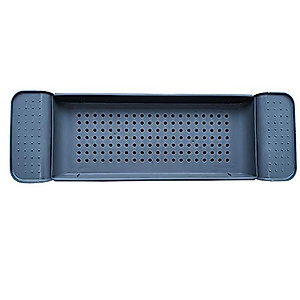 BESPORTBLE Expandable Bath Shelf Non Slip Grip Bath Tubs Shelf Adjustable Plastic Bathtub Caddy Bathtub Tray Over The Clawfoot Tub Rack for for Kitchen Bathroom Toilet White