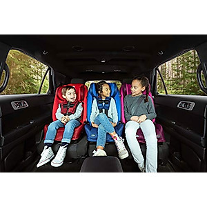 Diono Radian 3RXT, 4-in-1 Convertible Car Seat, Rear and Forward Facing, Steel Core, 10 Years 1 Car Seat, Ultimate Safety and Protection, Slim Fit 3 Across, Purple Plum