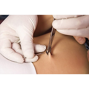 JIESIBAO 100PCS Mixed Body Piercing Needles, 14G 16G 18G 20G Stainless Steel Sterile Disposable Ear Nose Navel Nipple Lip Piercing Needles